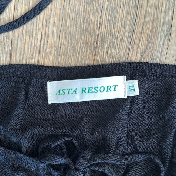 REVOLVE | Dresses | Asta Resort Maxi Flower Design Dress In Black ...